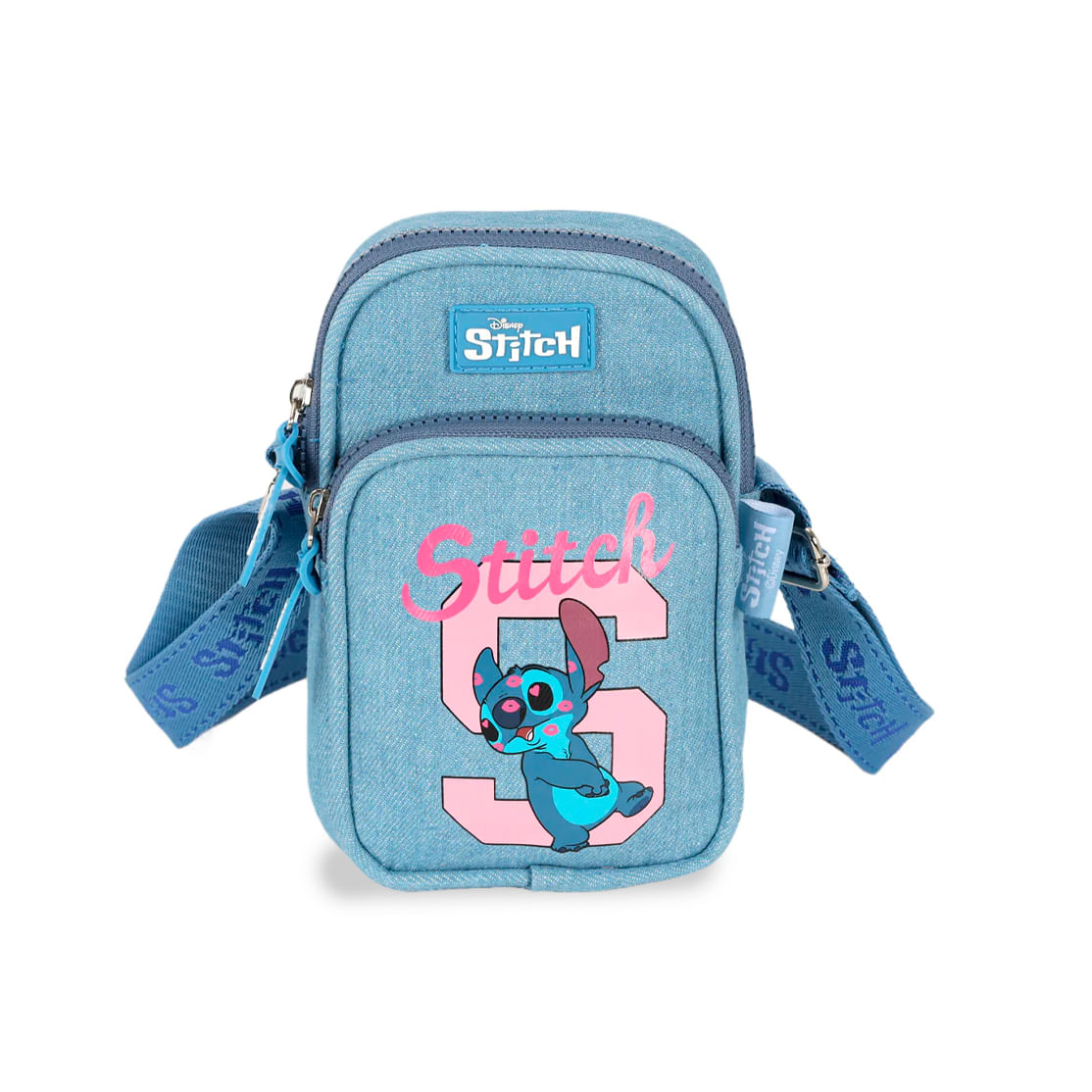 Mini Bolsa Gash Shoulder Bag Stitch Love Infantil Azul | Gaston