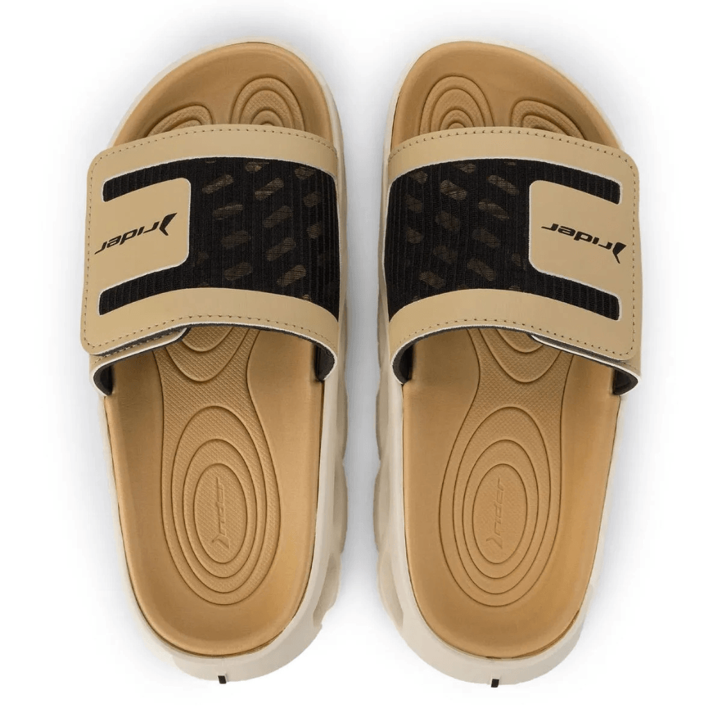 Chinelo Rider Power Slide Masculino Bege | Oscar
