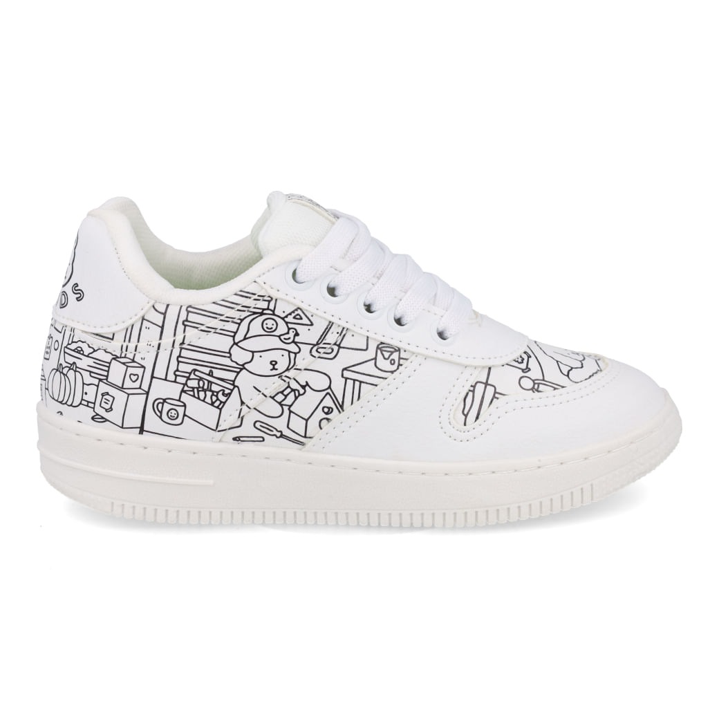 Tênis Infantil Bobbie Goods Mini Pé Personalizável Branco | Oscar