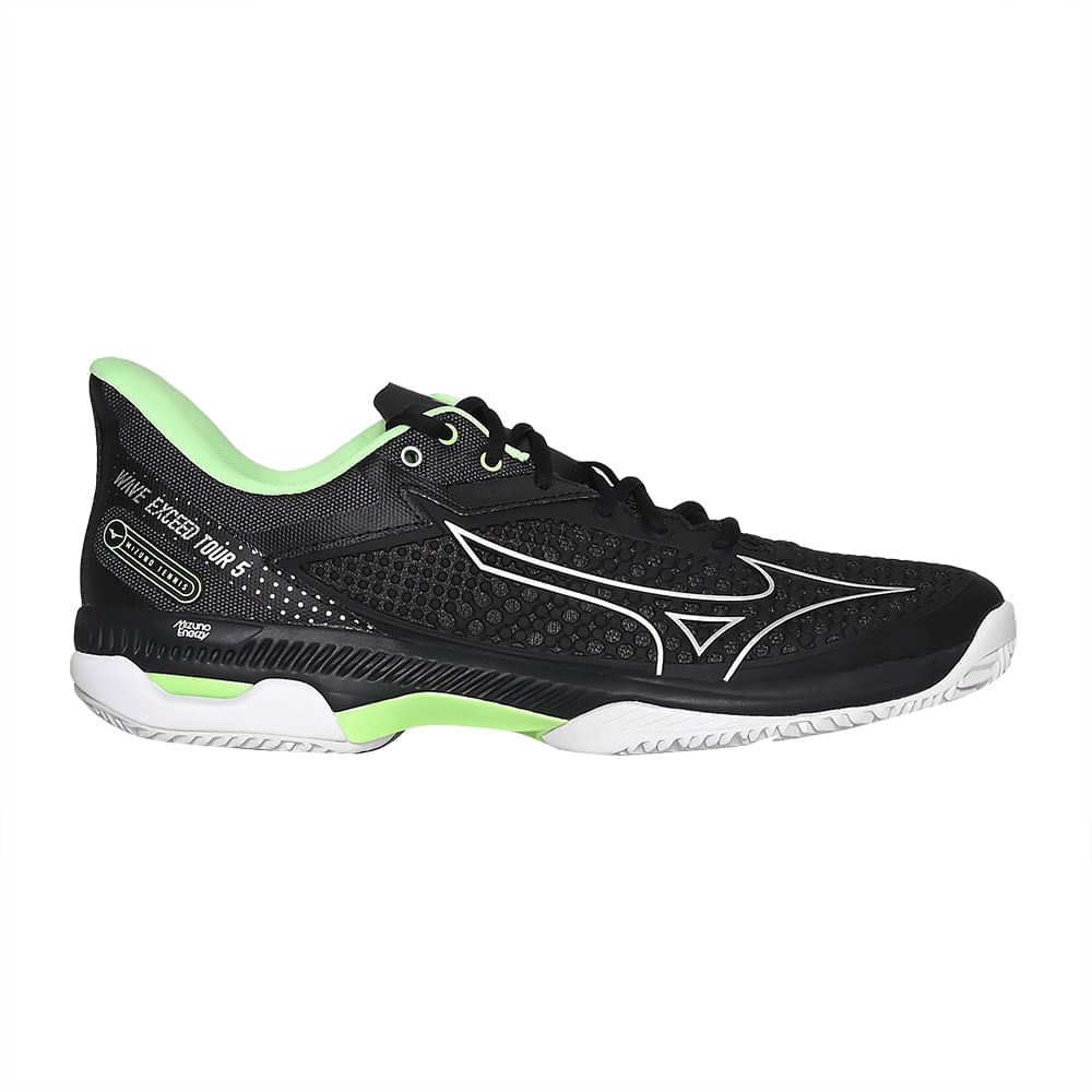 Tênis Mizuno Exceed Tour 5 Clay Court Unissex Preto | Paquetá